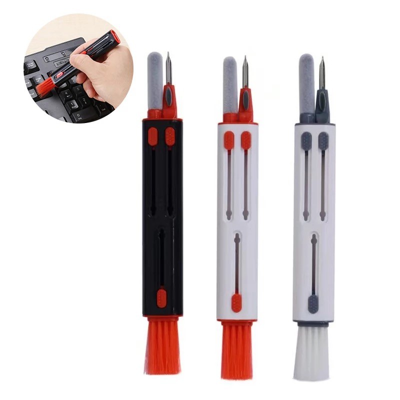3-in-1 Multi-Cleaning Pen for Bluetooth Earbuds – Soft Brush Kit for ...