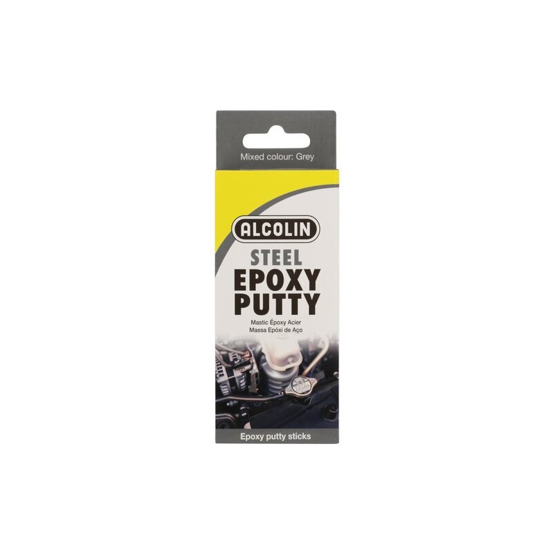Alcolin Epoxy Putty 2 X 60G Steel - GeeWiz