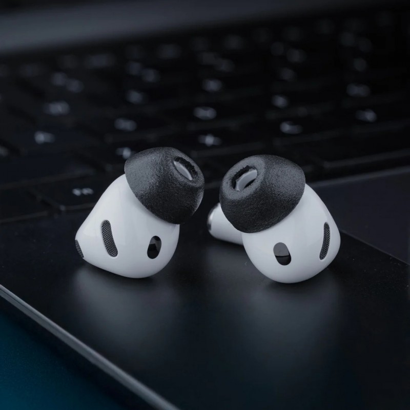 Comply Premium TrueGrip Memory Foam Ear Tips Compatible with Apple ...
