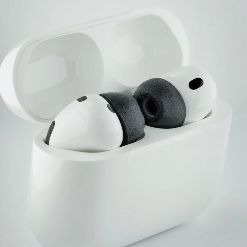Comply Premium TrueGrip MAX Memory Foam Ear Tips Compatible with Apple ...