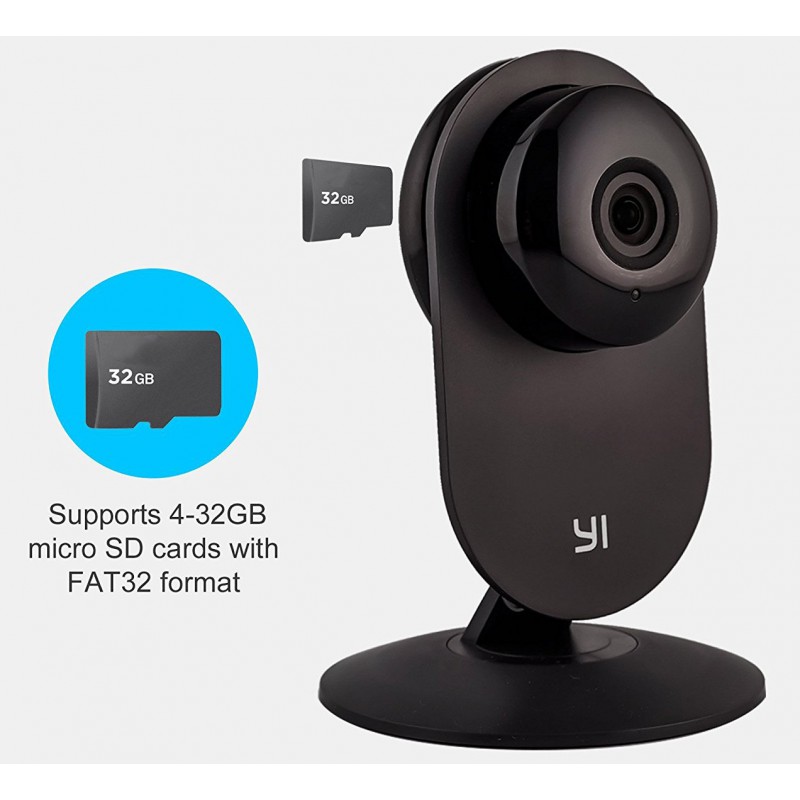 YI Home Camera Wireless IP Security Surveillance System-Black - GeeWiz