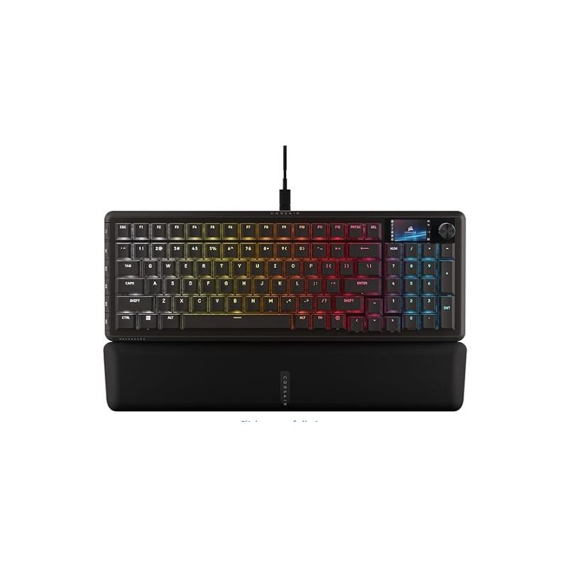 Corsair VANGUARD 96% Gaming Keyboard - MLX Fusion tactile switches ...