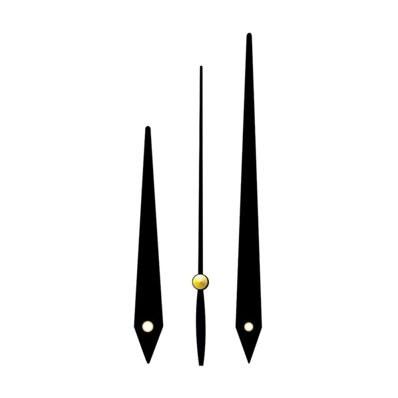 Modern Dagger Point Clock Hands Set - Contemporary Minimalist Style ...