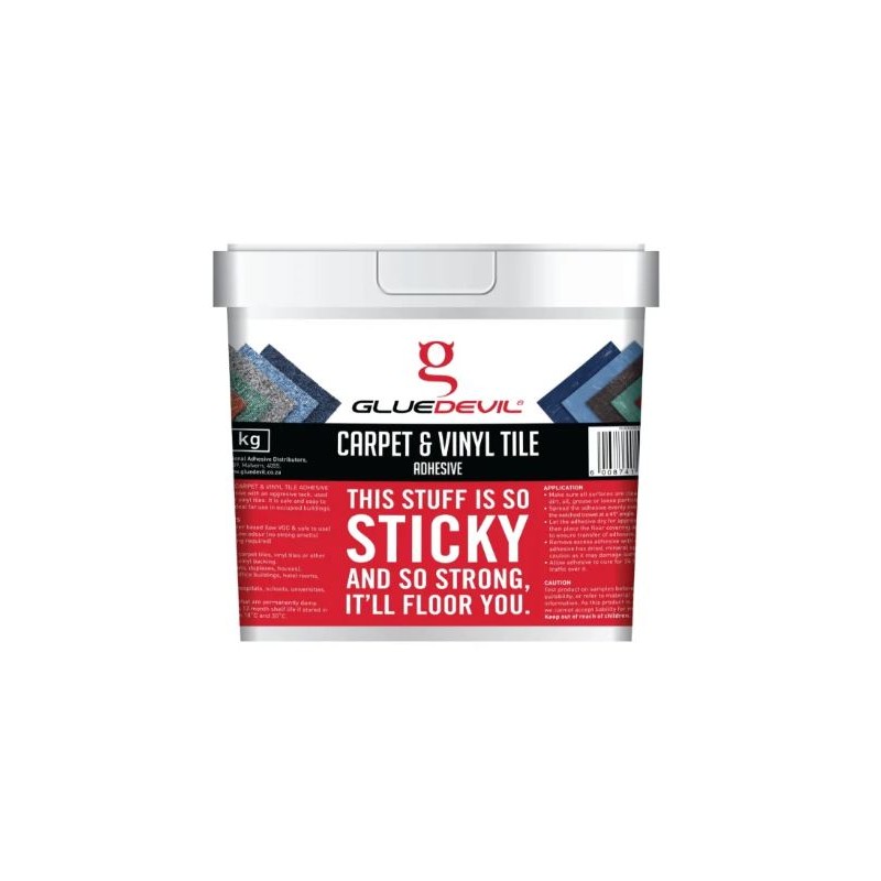 Gluedevil Carpet And Vinyl Tile Adhesive 2KG - GeeWiz