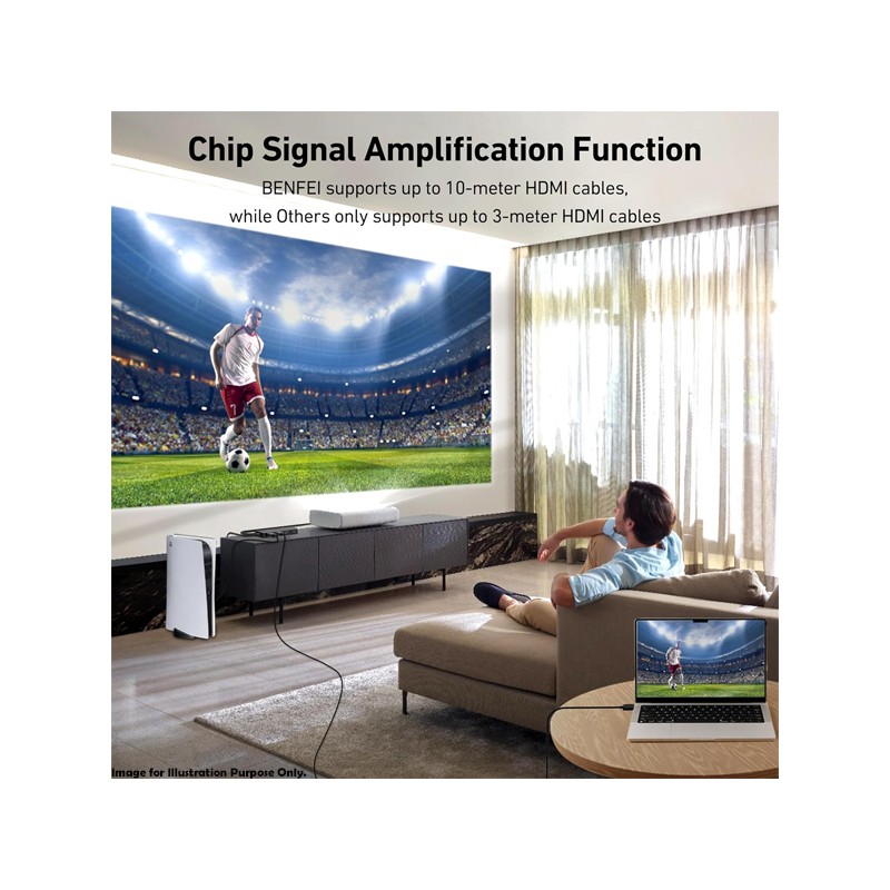 BENFEI HDMI V2.0 3-In To 1-Out 4K@60Hz Amplified Switch With 1X USB-C ...