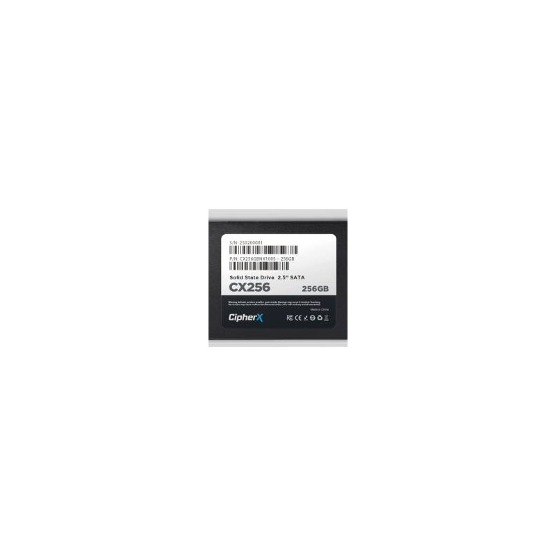256GB CipherX- CX256 PRO 2.5"- 3D NAND TLC- NANDXtend ECC Data Protect ...