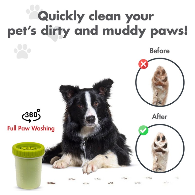 Dog Paw Cleaner - The Mud Stops Here - GeeWiz