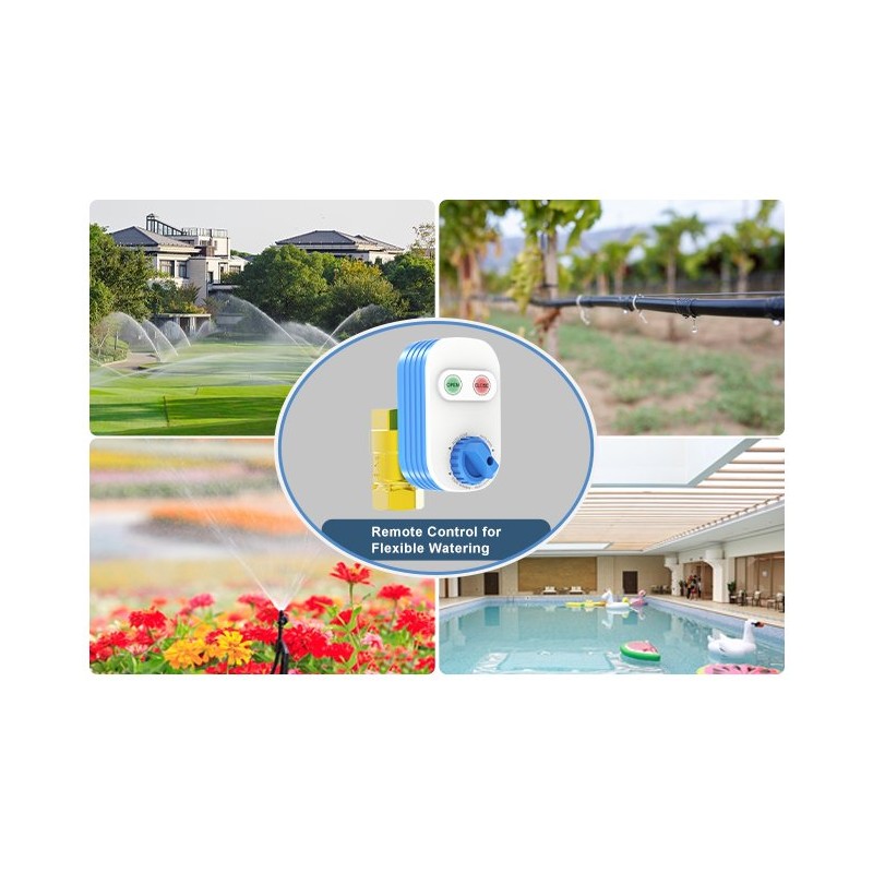 Manual-Override WiFi Water Valve DN20 (emergency switch & scheduling ...