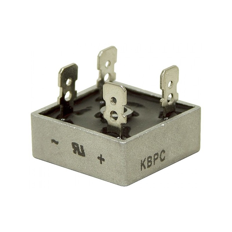 Diode Bridge Rectifier Square Aluminium 600V 50A KBPC5006 - GeeWiz