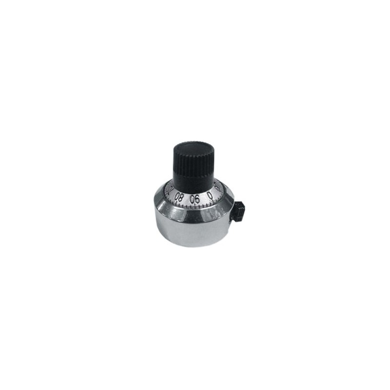 DIAL KNOB 10-TURN FOR 6.35mm SHAFT XSN III-6.35 - GeeWiz