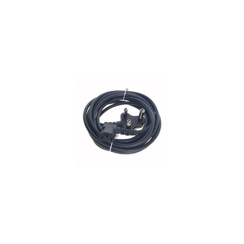 C13 SOCKET R/A - DEDICATED POWER LEAD IEC 3PIN PLUGTOP BLACK - 4m PC ...