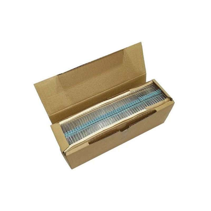 Resistor 1/4W Round M/F 1% 470E - 5K/BOX MF25-470E-F-TB - GeeWiz