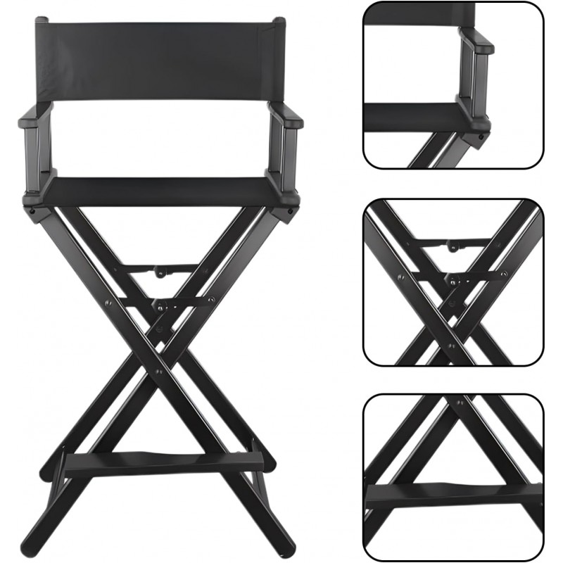Professional Aluminium Makeup Artist Director’s Chair - Portable ...