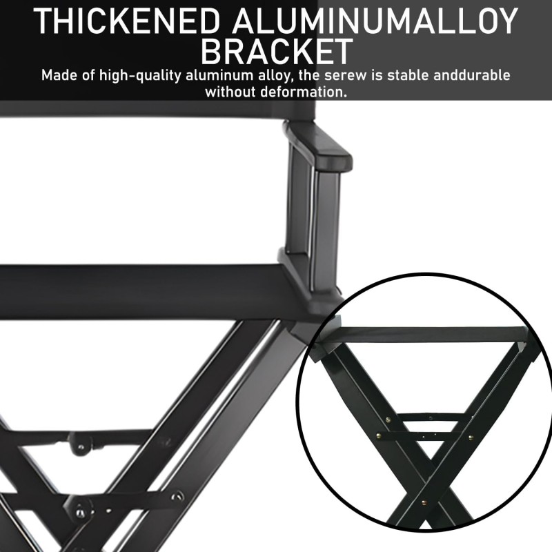 Professional Aluminium Makeup Artist Director’s Chair - Portable ...
