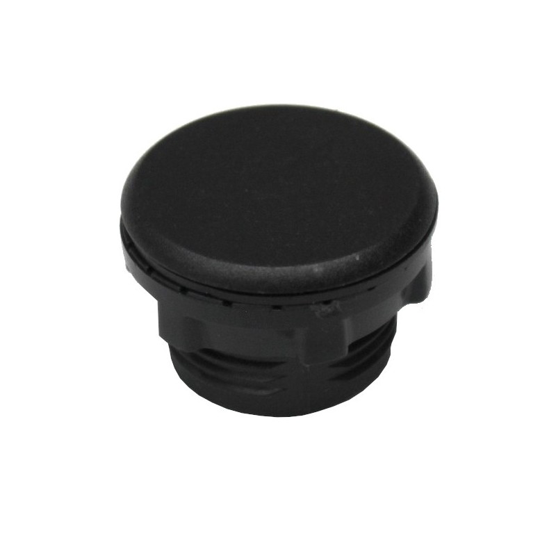 PUSH BUTTON BLANK 22mm BLACK PB-XB2 - GeeWiz