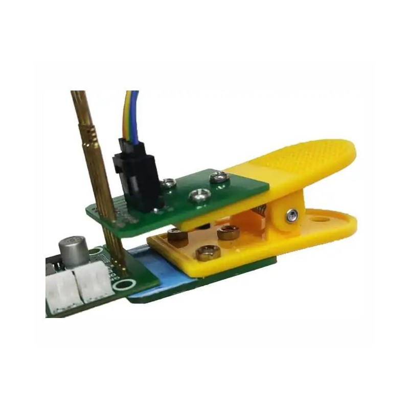Test Clip With Spring Probes P2.54 SIL08 240020 - GeeWiz
