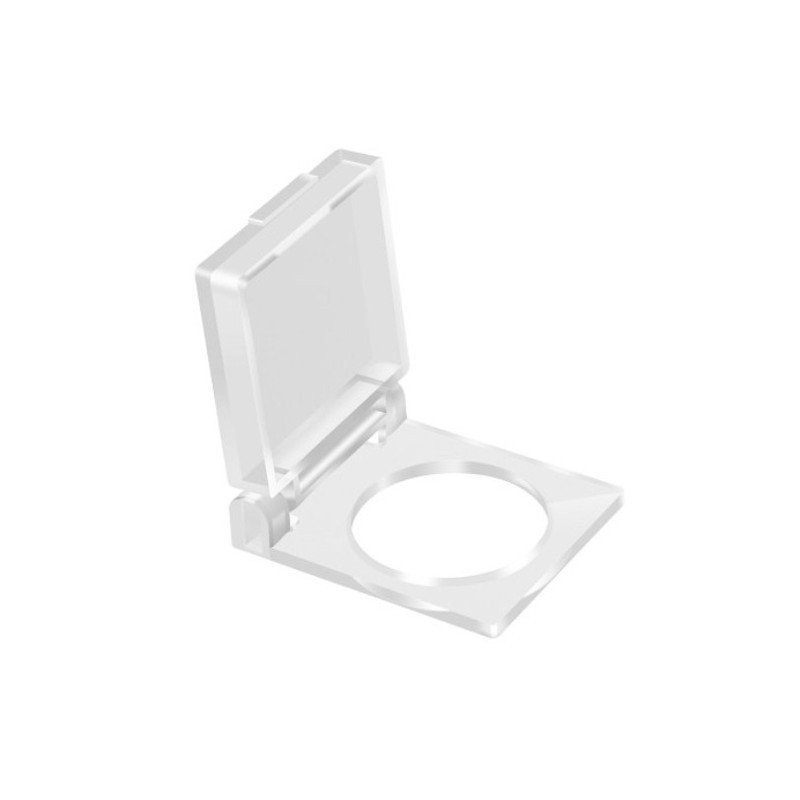 SAFETY COVER FOR 25mm PUSH BUTON SWITCH CLEAR DPC-25 - GeeWiz