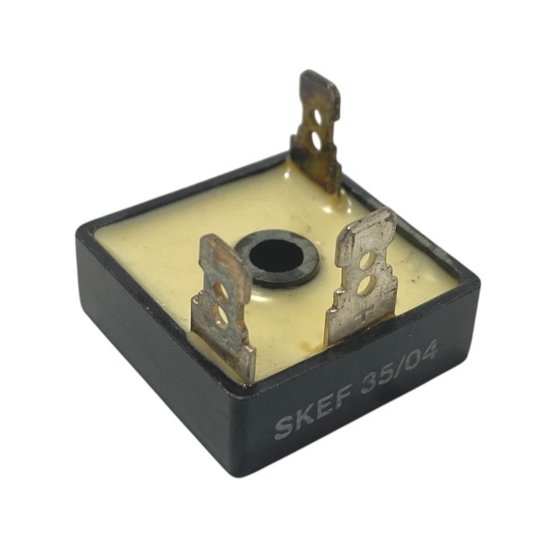 Dual Positive Diode Bridge Rectifier Sqr 400V 35A Alu SKEF35/04 - GeeWiz