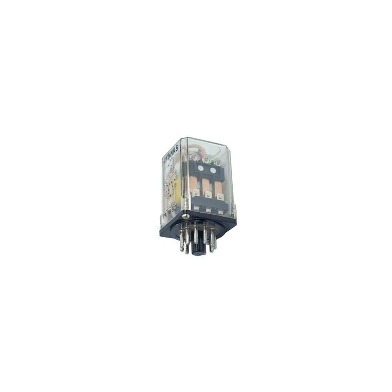 Plug In Relay 3TPDT 10A 240VAC 11P Hr 707-3P-240AC - GeeWiz
