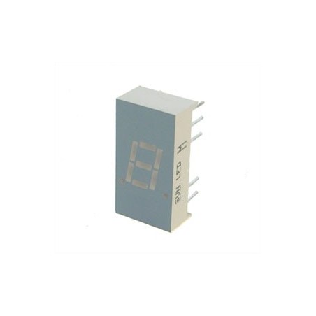LED DISPLAY 7-SEG CC RED 1mcd 7.6mm DHR07C - GeeWiz