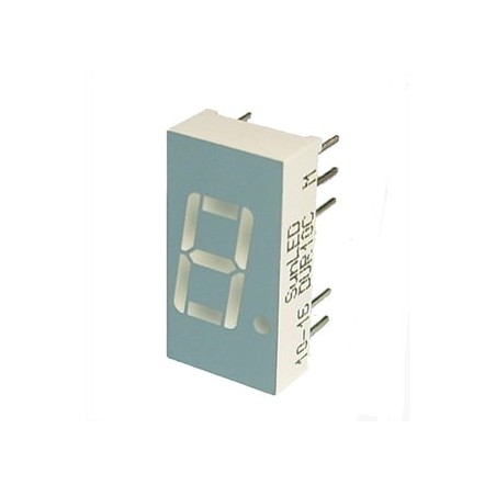 7-SEGMENT LED DISPLAY CC RED 7.9mcd 10mm DUR10C - GeeWiz
