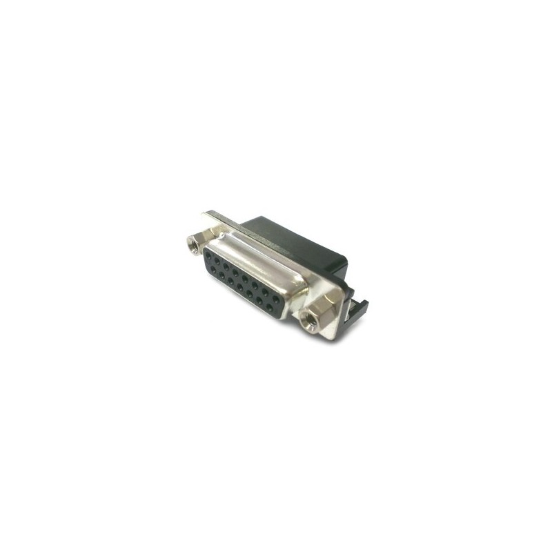 SOCKET D-SUB 15W PCB R/A METAL 15mm FOOTPRINT 15FDR3 - GeeWiz
