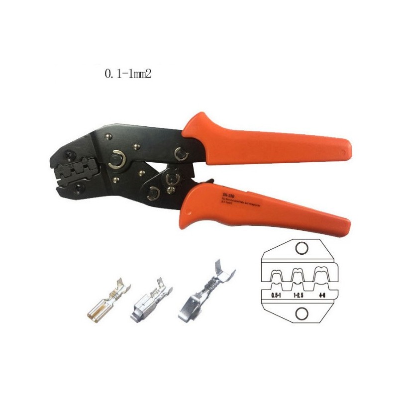 OPEN BARREL TERMINAL CRIMPING TOOL 0.1-1mm2 SN-28B - GeeWiz