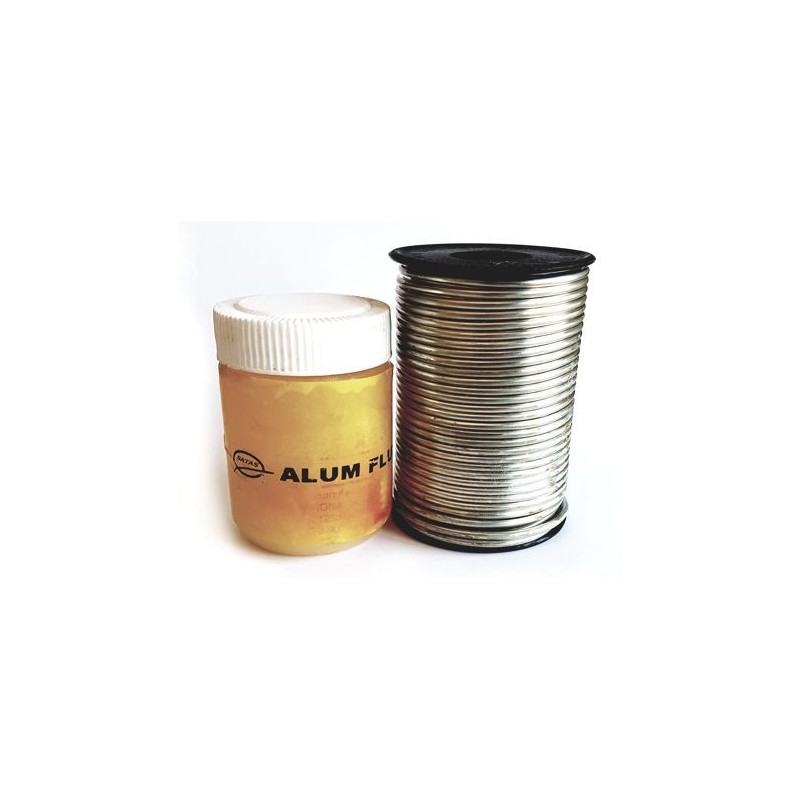 SOLDER WIRE FOR ALUMINIUM 0.71mm W/FLUX 500G F000167/195 - GeeWiz