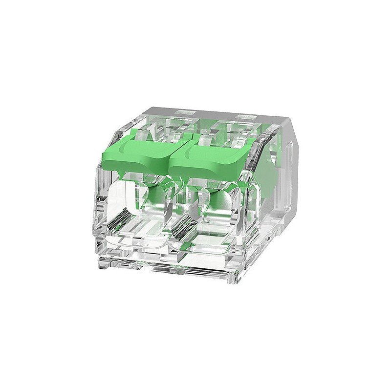 SPRING LOADED SPLICING TERMINAL CONNECTOR 2P 41A 6mm2 DGBSC-SG01/6-02P ...