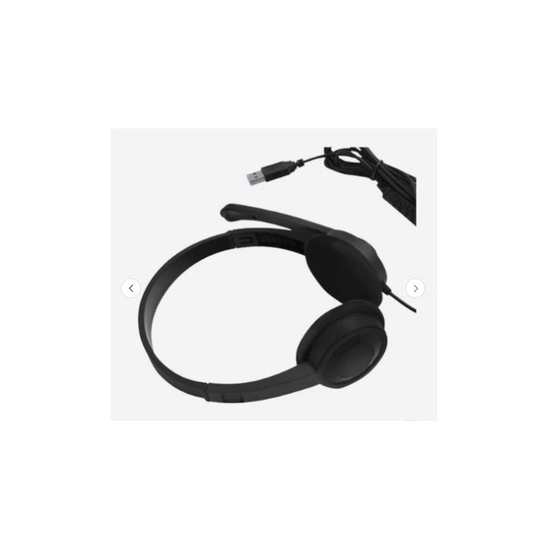 HU640 Headset Wired USB Mic On Ear Wire - GeeWiz