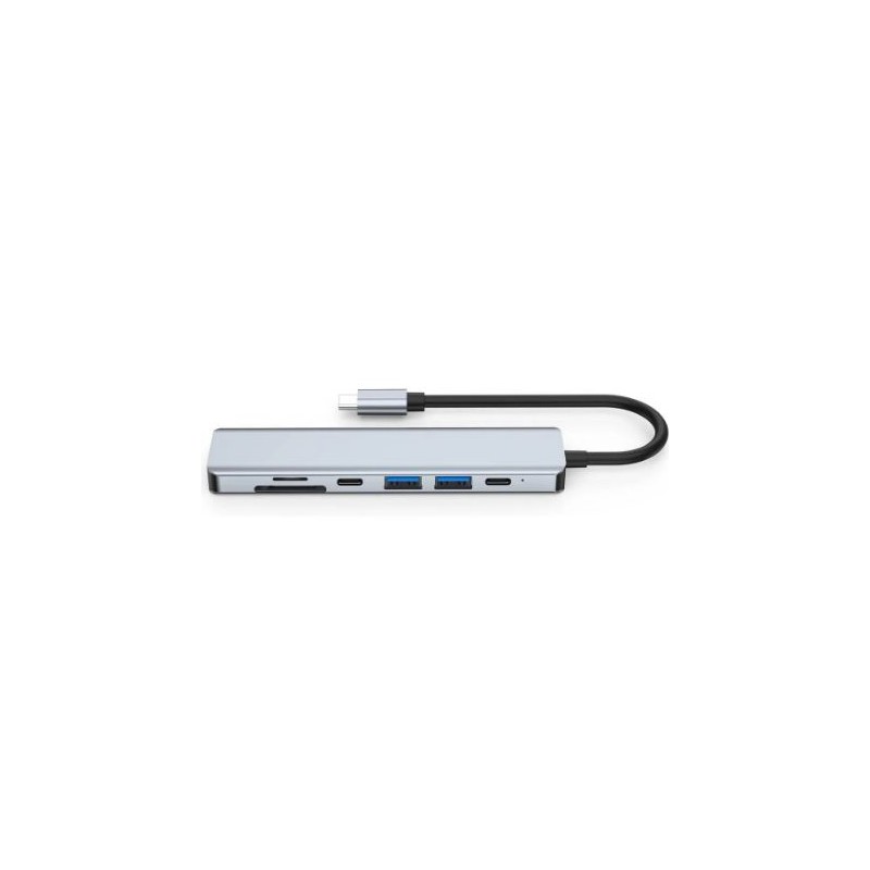 TUFF-LUV Basic 7 in 1 Type C Fast Hub 1 x HDMI 1 x 100 watt Power ...