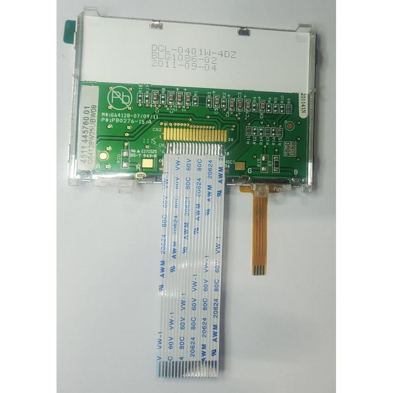 LCD GRAPHICS DISPLAY 128x64 B/L W/TOUCH-SCREEN CYCG64128W25UBW08 - GeeWiz