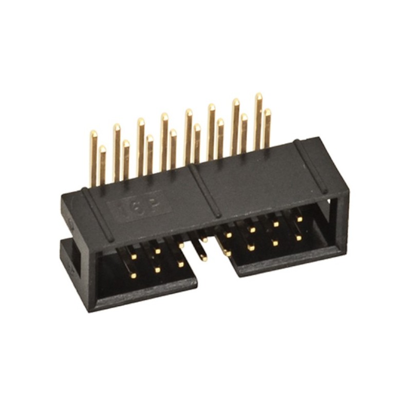Header Box R/A Pcb 16W 2.54 SCP16-GR3 - GeeWiz