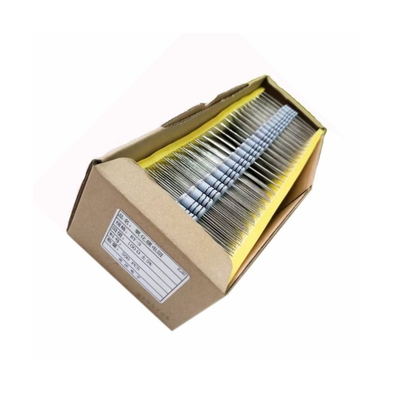 RESISTOR ROUND M/O 5% 4K7 - 500/BOX MOF500S-4K7-T/B - GeeWiz