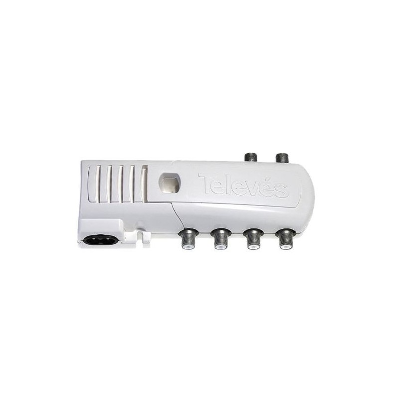 Domestic Amplifier RF 4 Outputs + TV V/U 16dB Gain 102dBuV - GeeWiz