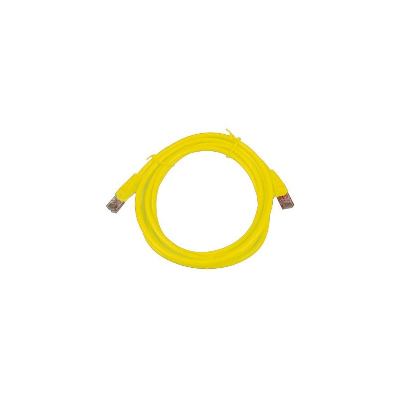 2 Metre Yellow Utp Cat 5E Patch Cable - GeeWiz