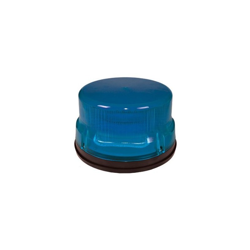 9-32VDC- BLUE- BEACON- 8 Flash Patterns Low DOME- IP67 - GeeWiz
