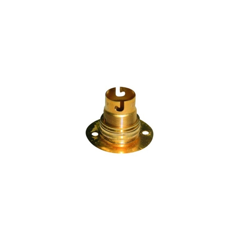 Metal Lamp Holder B22 Batten Mount - GeeWiz