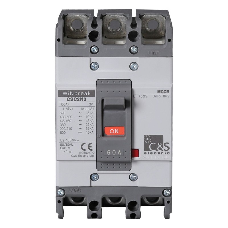 75A 3P Fixed Termal And Magnetic Mccb 18KA F1 - GeeWiz