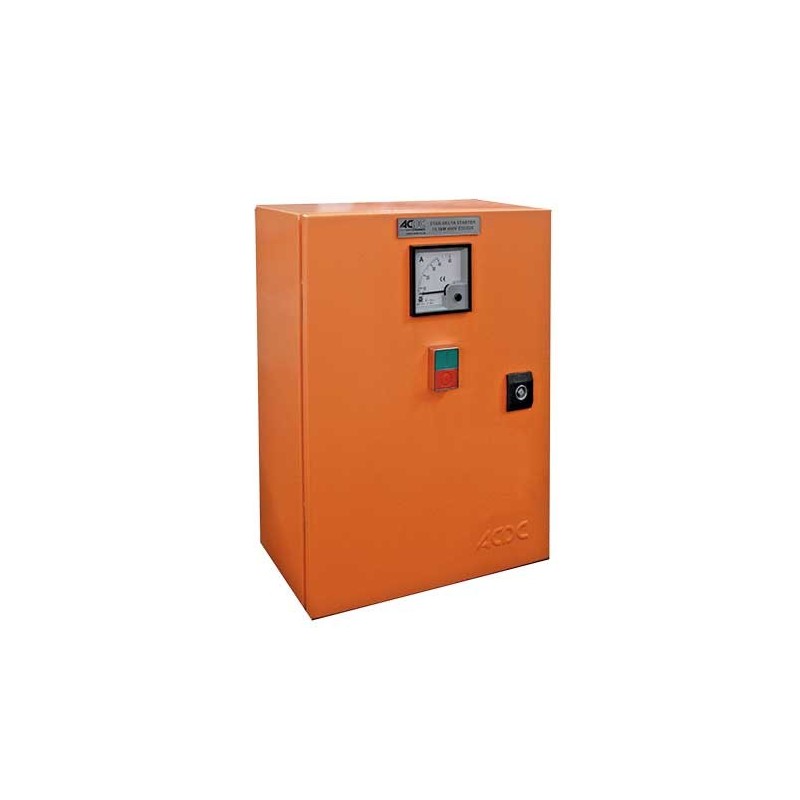 4kW 400V S-D STARTER +AMM ORANGE STEEL IP65 415V COIL - GeeWiz