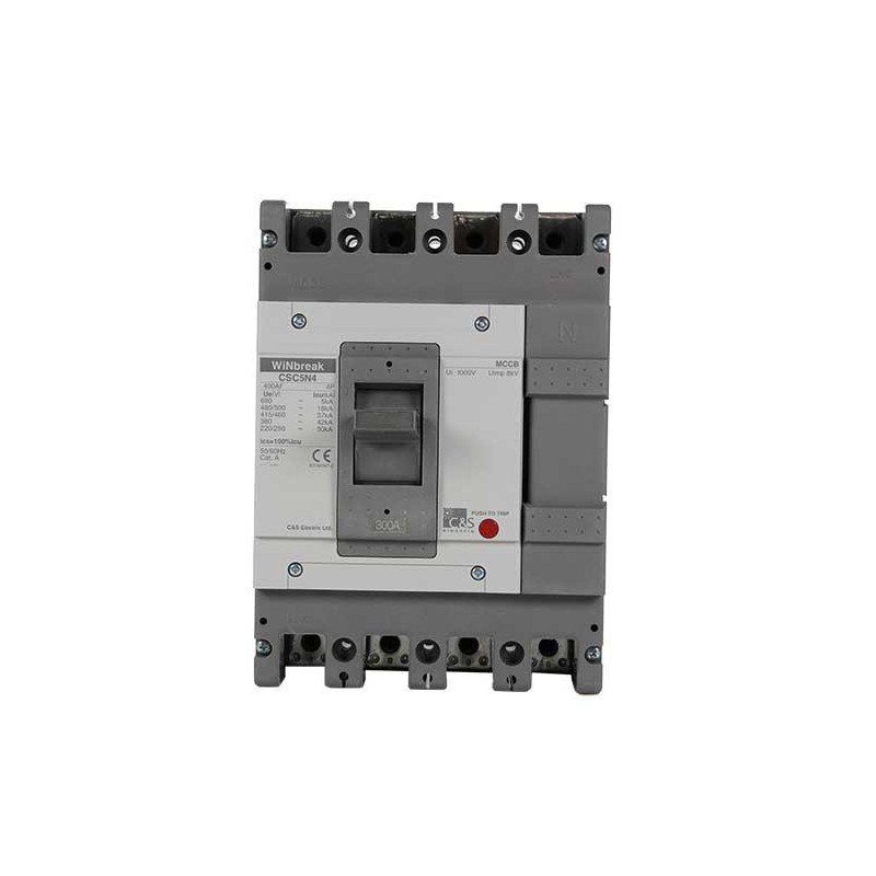 350A 4P Fixed Termal And Magnetic Mccb 37KA F4 - GeeWiz