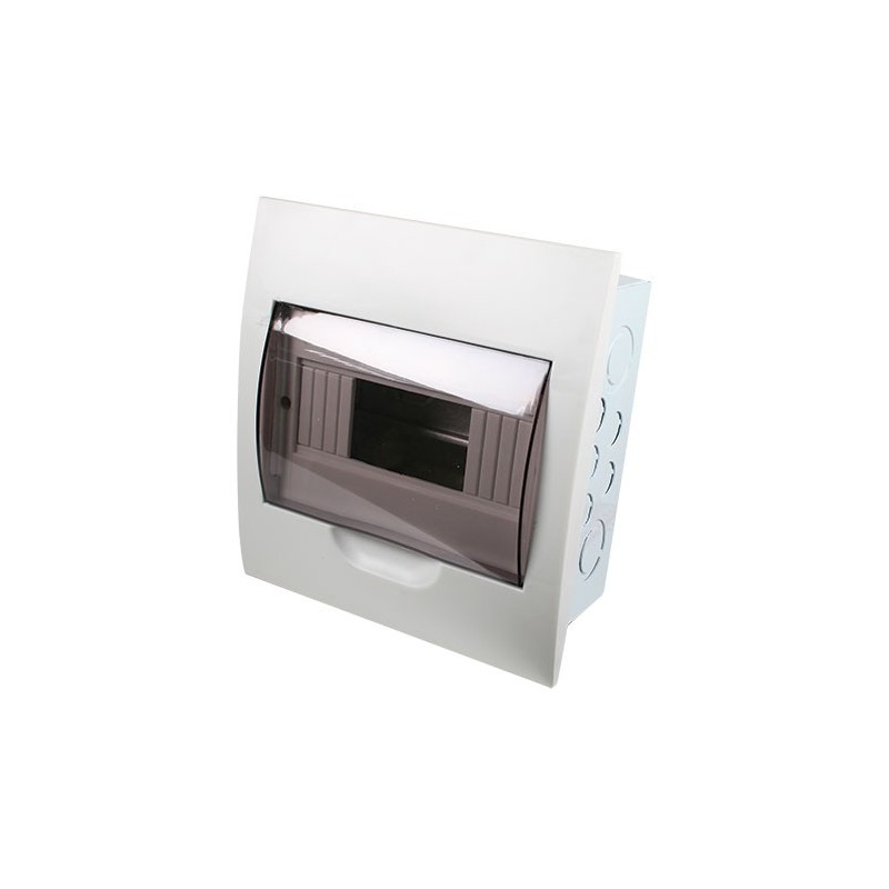 White Din Db 8-WAY Flush With Door And Tray - GeeWiz
