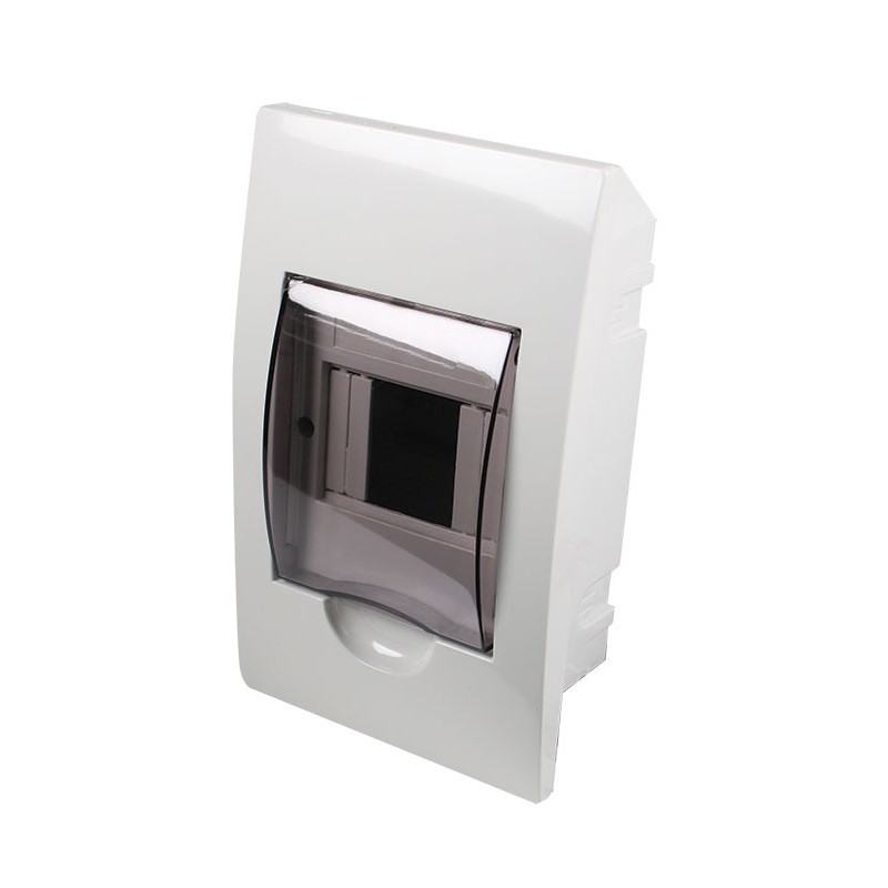 White Din Db 4-WAY Flush With Door And Tray - GeeWiz