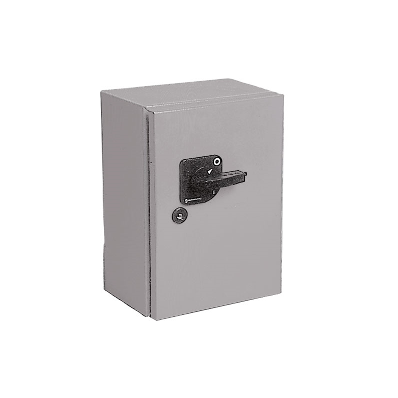 630A 4P Changeover Switch Grey Steel Enclosed IP54 - GeeWiz