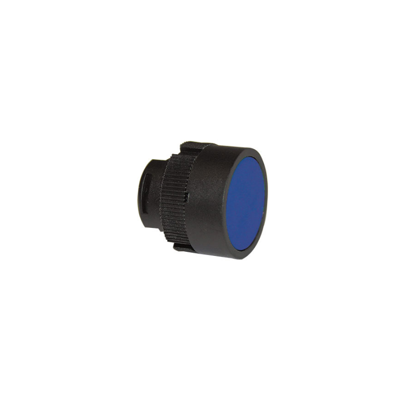 Blue Flush Pushbutton Head - GeeWiz
