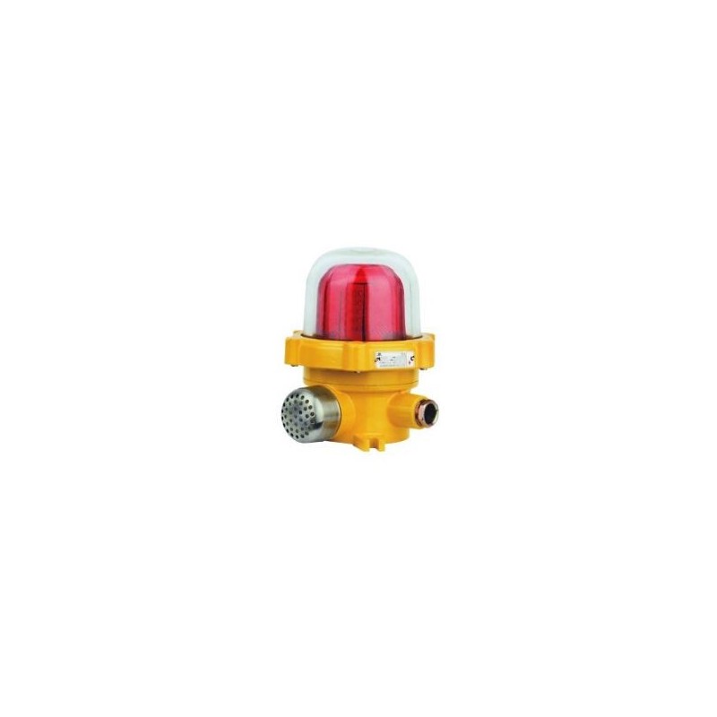110VAC Ex. Proof LED BEACON/SOUNDER Green IP65 - GeeWiz