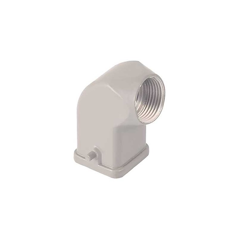 ANGLED PLASTIC HOOD M20 FOR 3 & 4P CON. - GeeWiz
