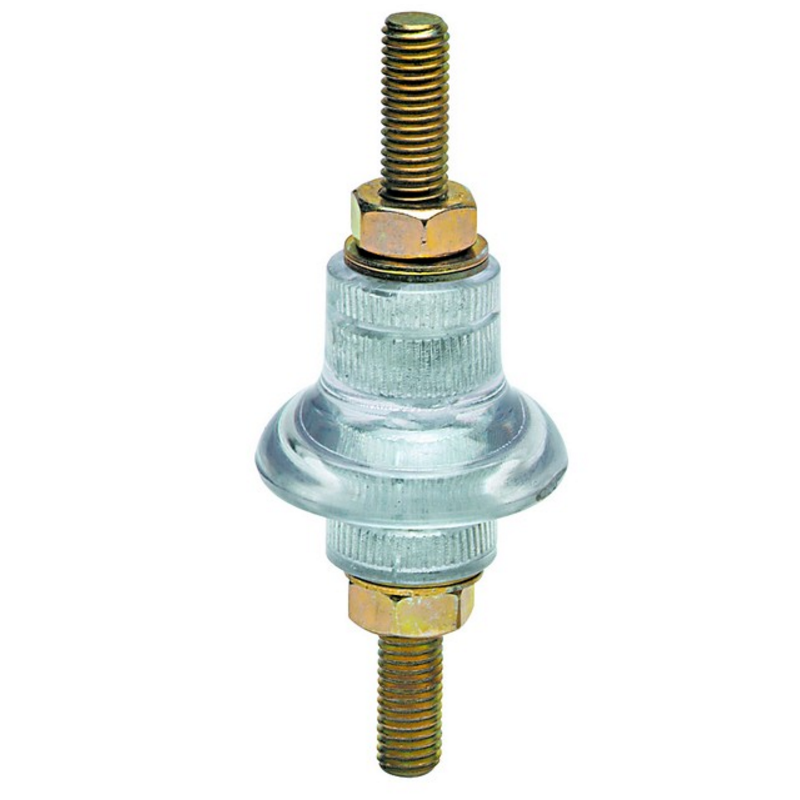 M5 Lv Skirted Insulator. M-M- White - GeeWiz