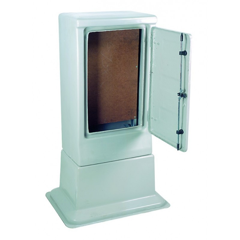 Fibreglass Meter Kiosk C/W Gland Plate 1 Door - GeeWiz