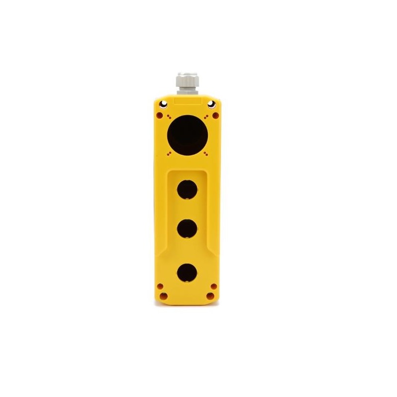 Control Station Enclosure 4 Hole IP65 YEL/BK - GeeWiz